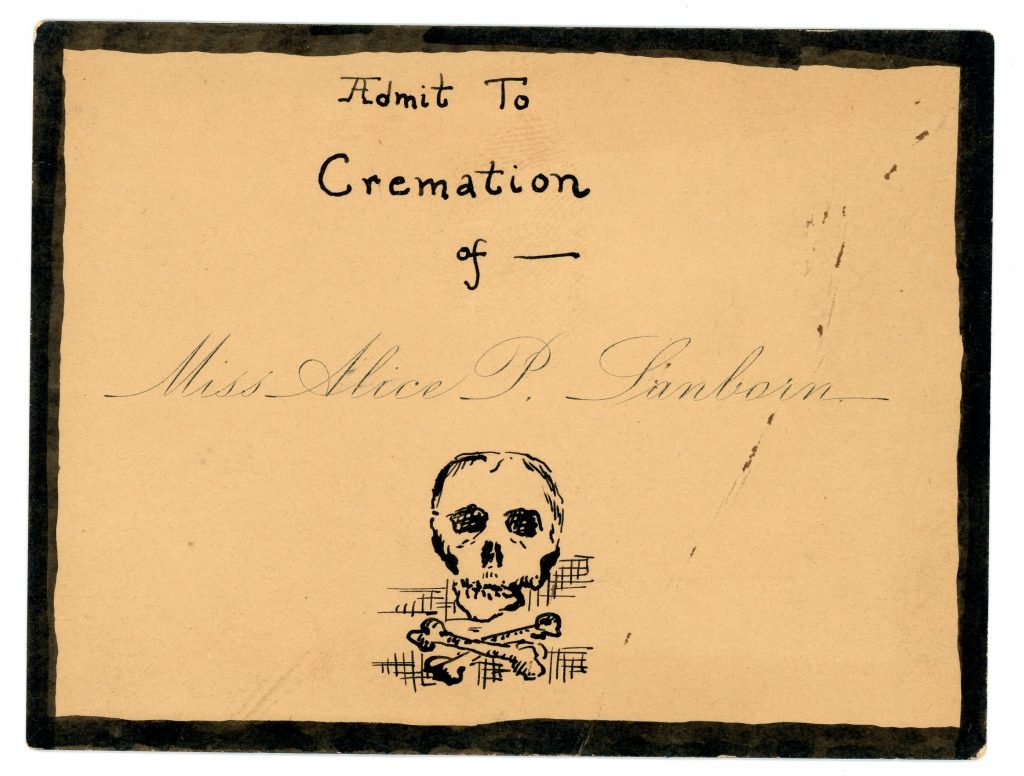 Macabre Calling Card – Tiny Tuesdays at the Fall River Historical Society